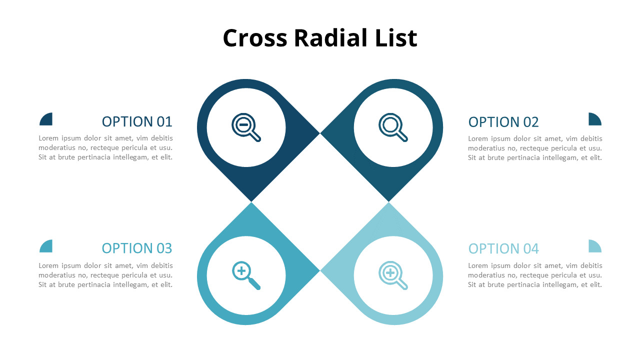 Radial Type Diagram Animated Slides|Cycle