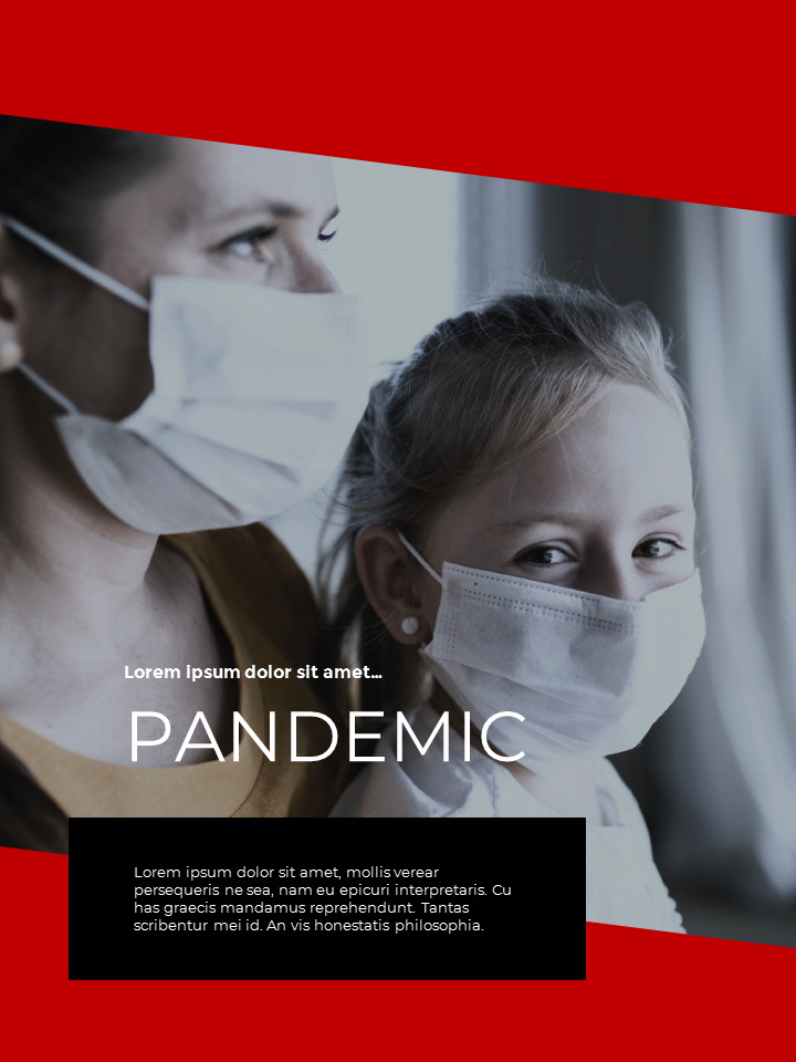 Virus Pandemic Poster Layout Template Google PowerPoint Presentation