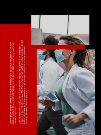 Virus Pandemic Poster Layout Template Simple Templates Design