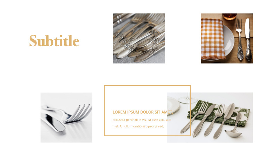 Cutlery template keynote|Lifestyle