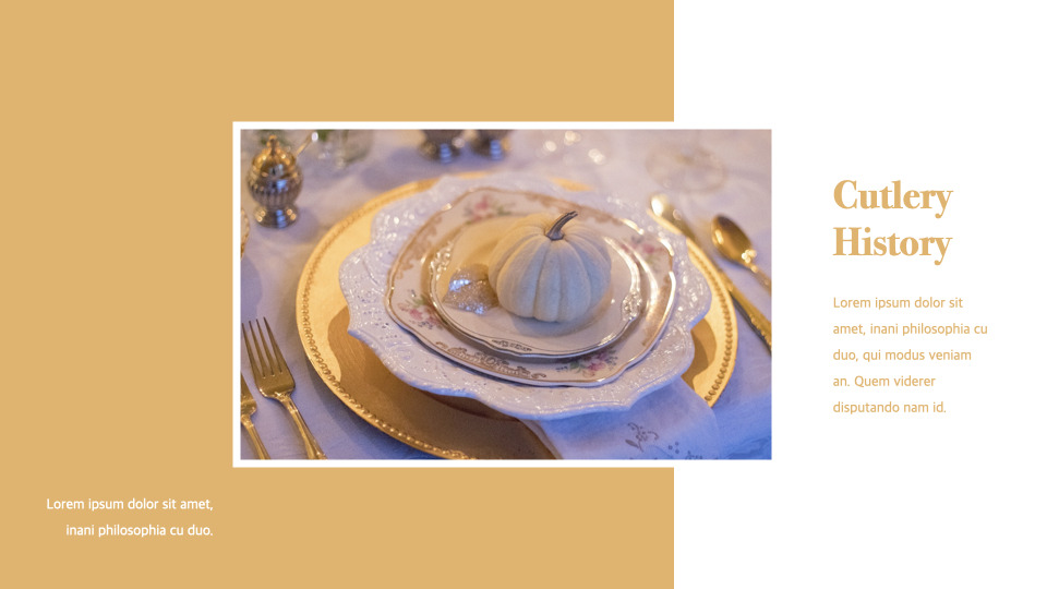 Cutlery template keynote|Lifestyle