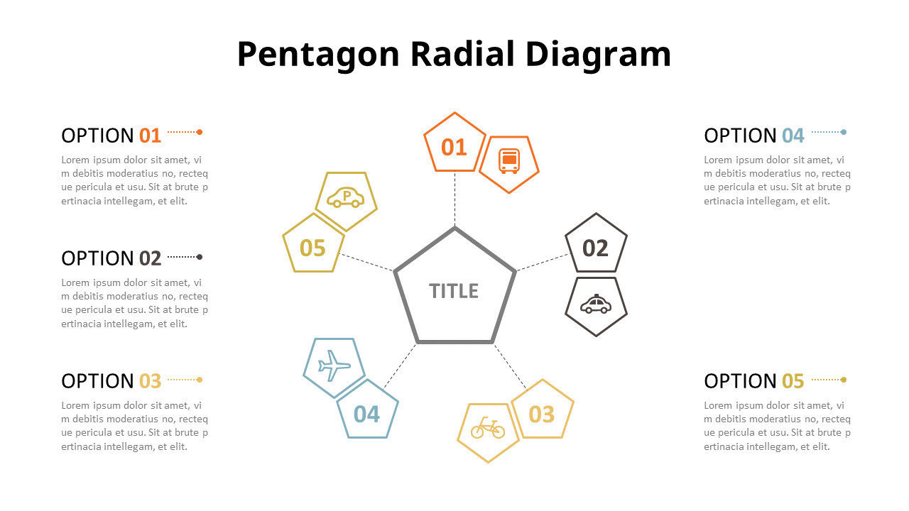 Hexagon Cluster?Diagram powerpoint animation template|Cycle