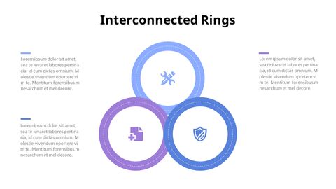 Interconnected Rings Diagram PPT Animated Presentation|Cycle