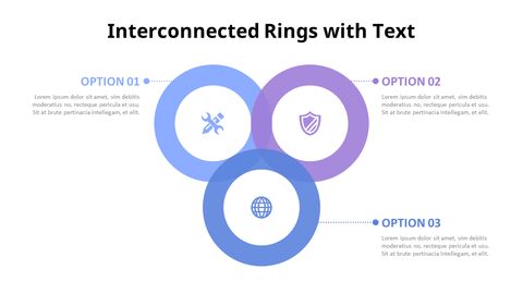 Interconnected Rings Diagram PPT Animated Presentation|Cycle