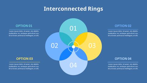 Interconnected Rings Diagram PPT Animated Presentation|Cycle