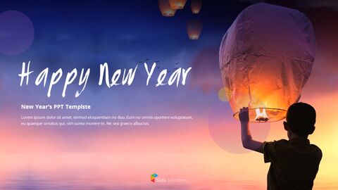 Happy New Year PowerPoint Presentation PPT|Lifestyle|Templates
