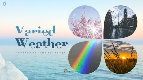 Varied Weather Easy Presentation Template|Lifestyle|PPT