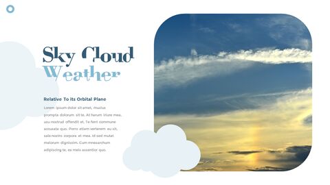 Varied Weather Easy Presentation Template|Lifestyle|PPT