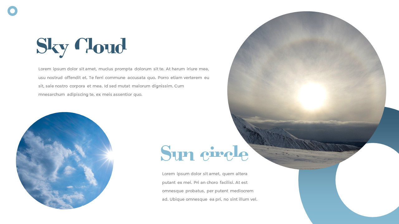 Varied Weather Easy Presentation Template|Lifestyle|PPT