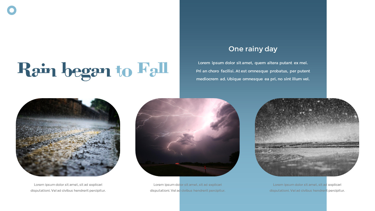 Varied Weather Easy Presentation Template|Lifestyle|PPT