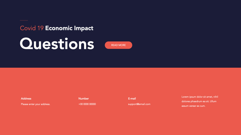 Covid 19 Economic Impact Presentation Template PPTX to Keynote
