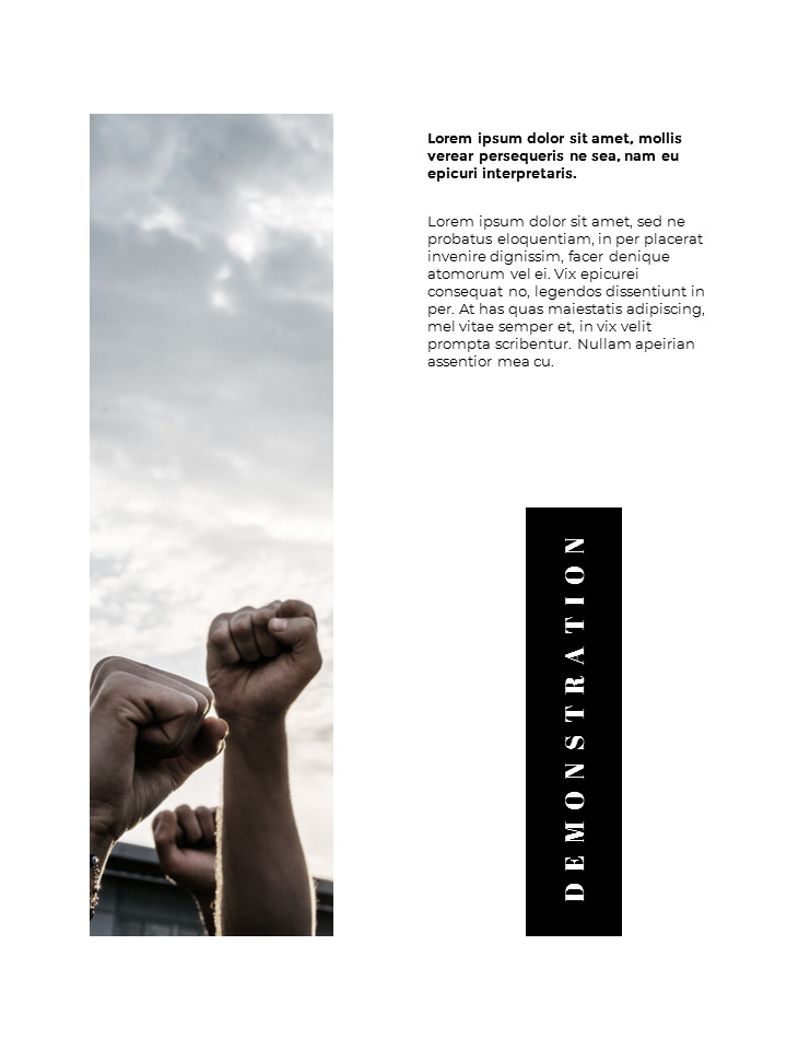 Politics Headline Magazine Style Layout PPT Backgrounds