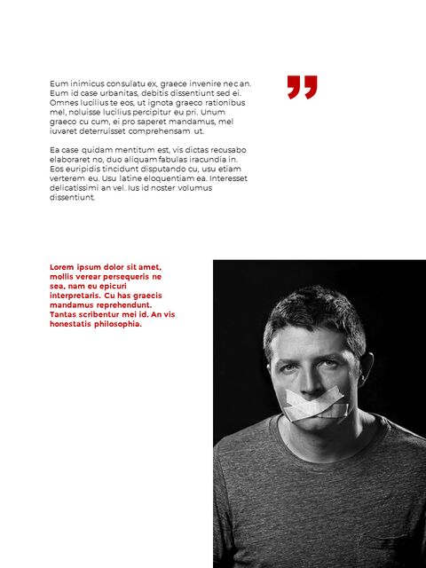 Politics Headline Magazine Style Layout PPT Backgrounds