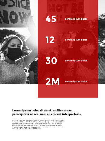 Politics Headline Magazine Style Layout PPT Backgrounds