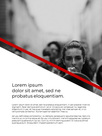 Politics Headline Magazine Style Layout PPT Backgrounds