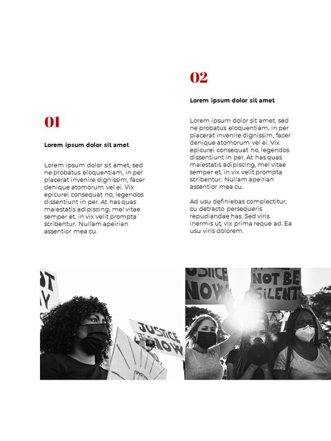 Politics Headline Magazine Style Layout PPT Backgrounds