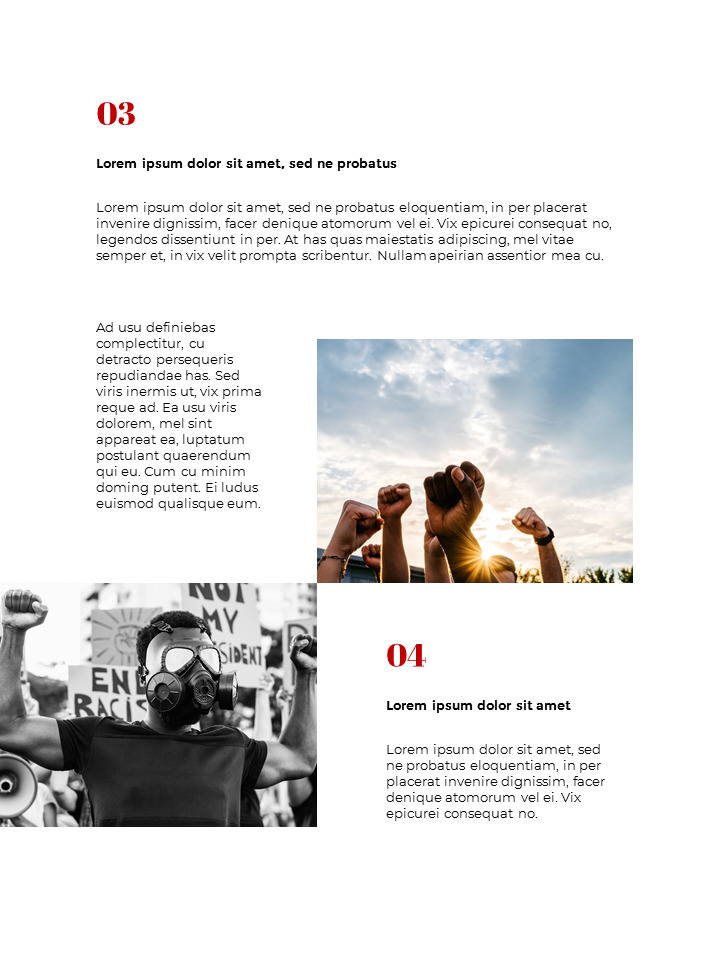 Politics Headline Magazine Style Layout PPT Backgrounds