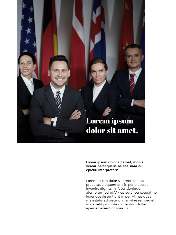 Politics Headline Magazine Style Layout PPT Backgrounds