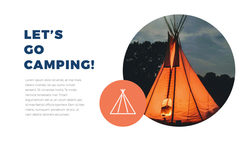 Camping creating PowerPoint Presentations|Travel|Templates