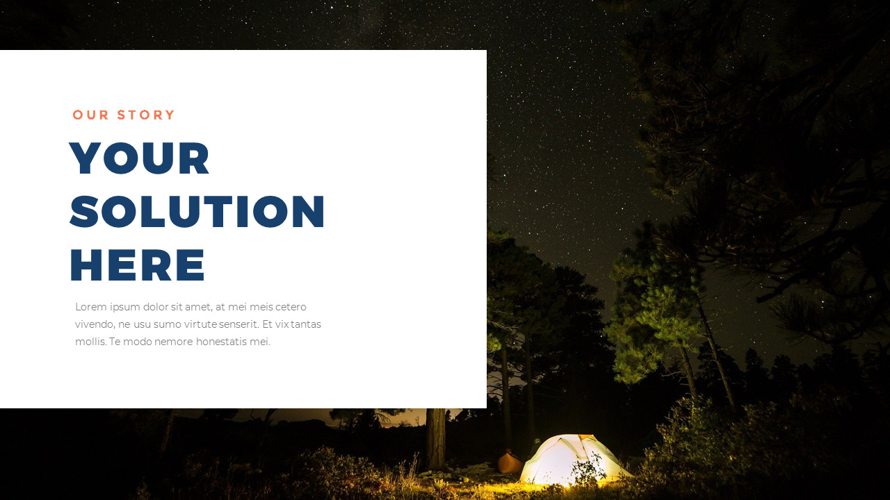 Camping creating PowerPoint Presentations|Lifestyle|Templates