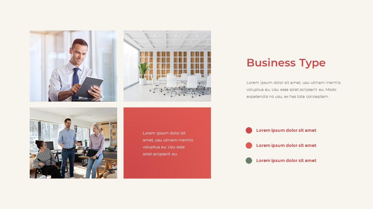 Business Type PPT Layout|Model|Single Slides