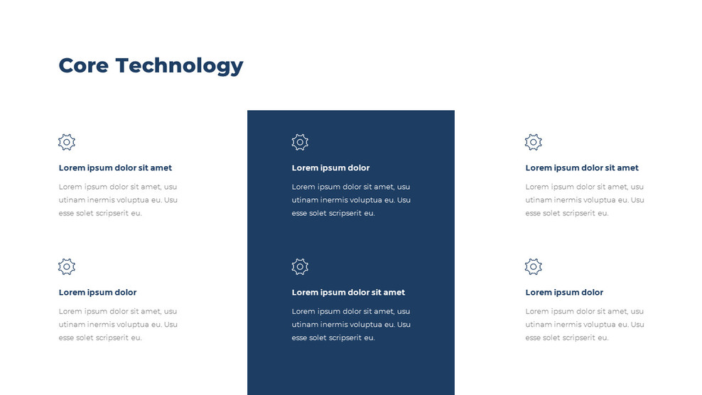 Core Technology Slide Layout|Single