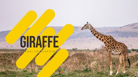Giraffe powerpoint themes|Lifestyle|Templates