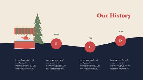 Our History PPT Layout|Single Slides