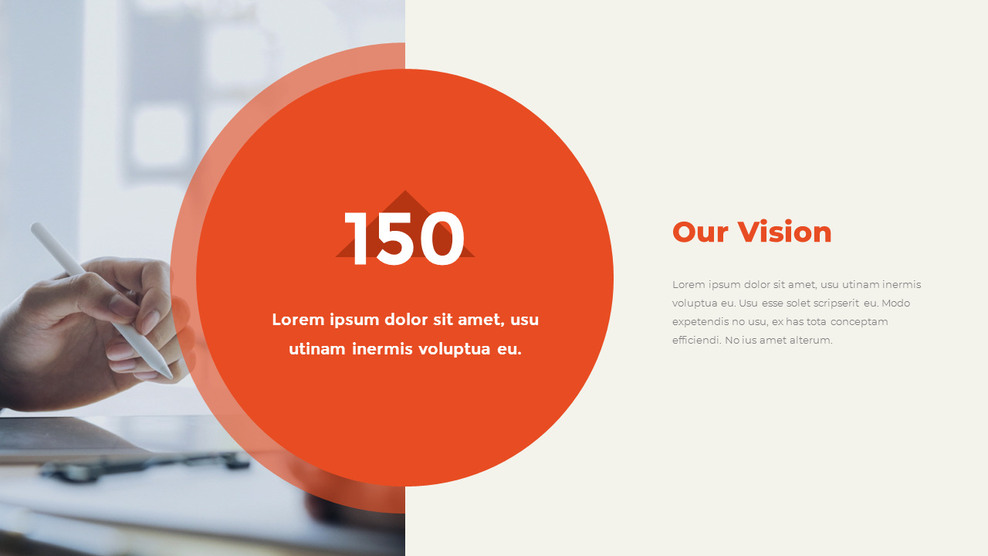 Our Vision Page Template|Mission|Single Slides