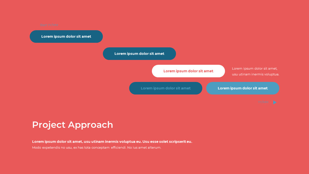 Project Approach PPT Background|Business Process|Single Slides
