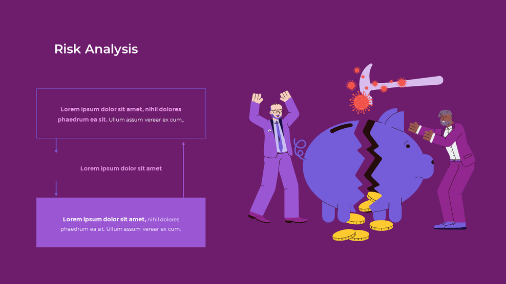 Analyse de risque Diapositive PowerPoint|Seul
