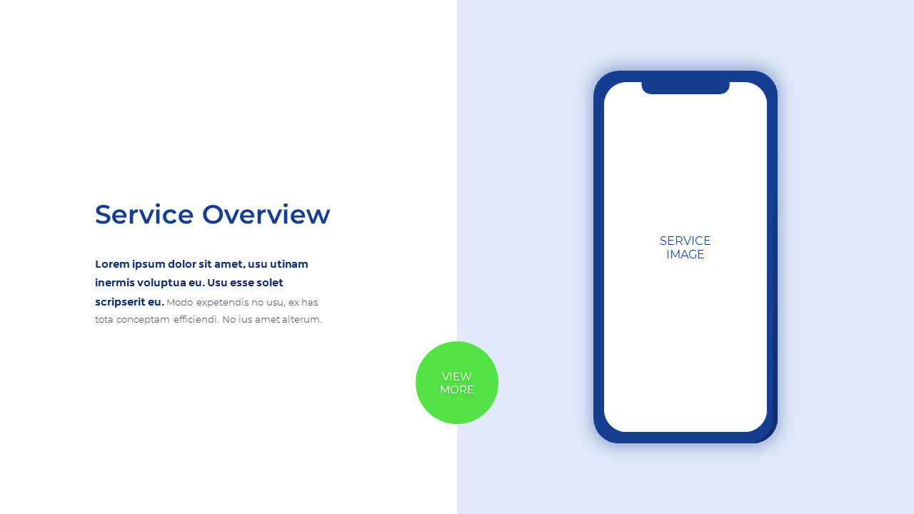 Service Overview Single Template|Product, Services|Slides