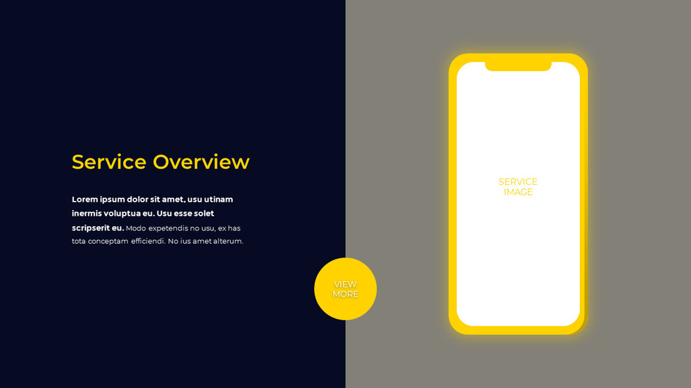 Service Overview Single Template|Product, Services|Slides