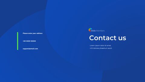 Contact us PowerPoint Slide|Single
