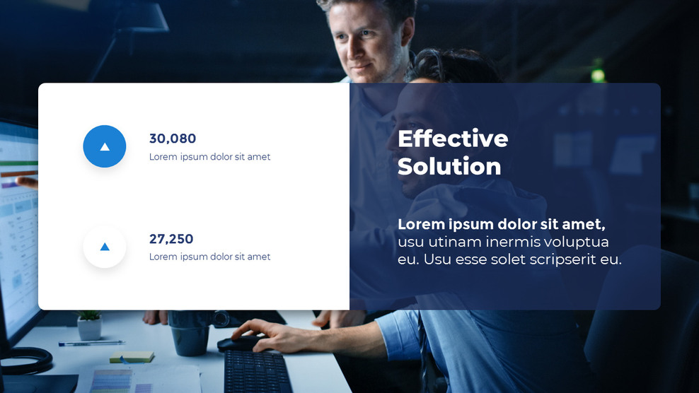 Effective Solution PPT Slide Deck|Problem,|Single