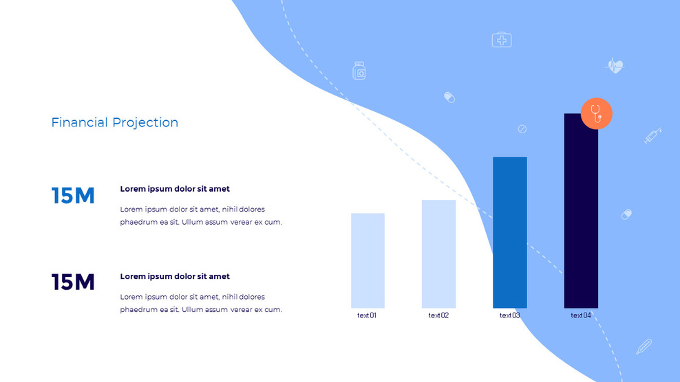 Financial Projection Template|Financials|Single Slides