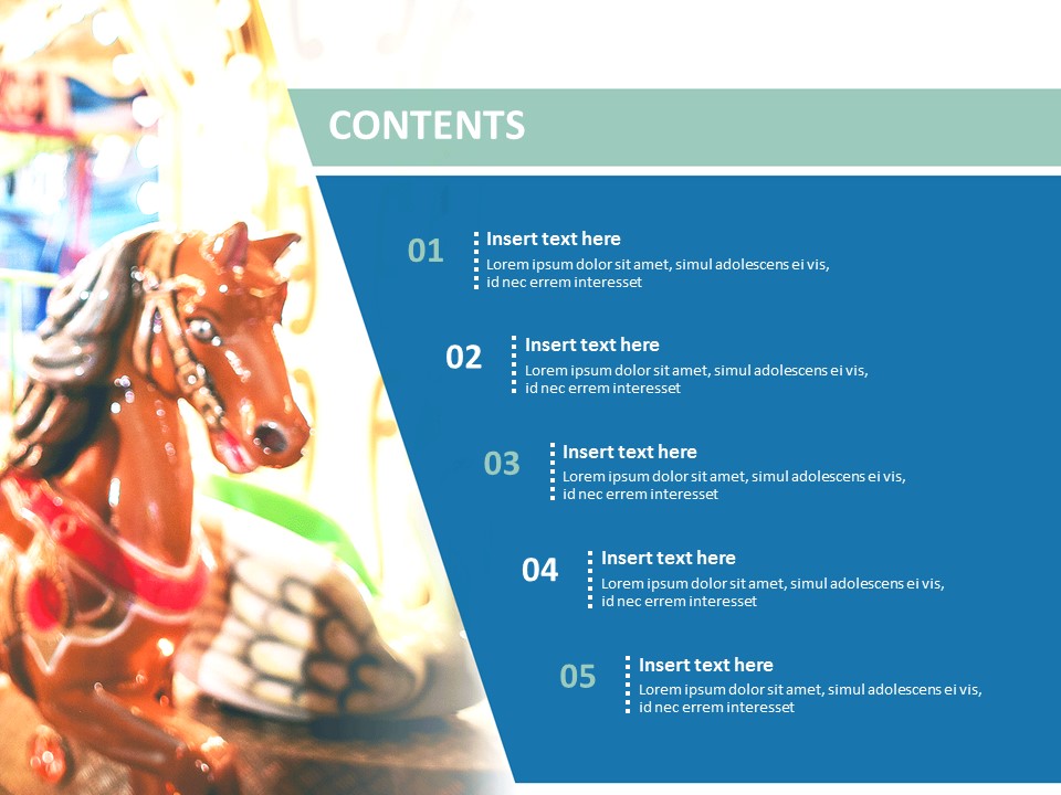 Merry Go Round - Free Design Template