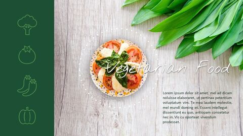 Vegetarian Food Google Slides Themes for Presentations