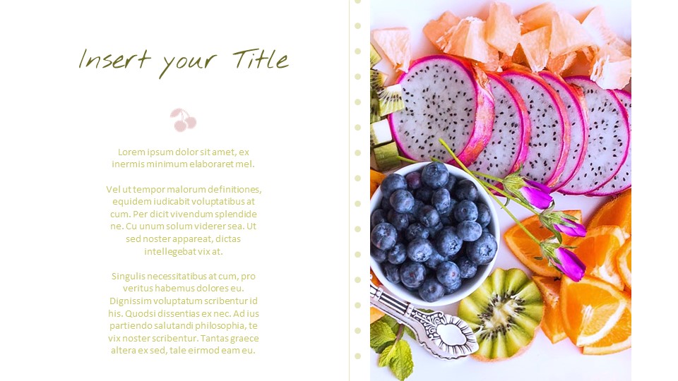 Vegetarian Food Google Slides Themes for Presentations