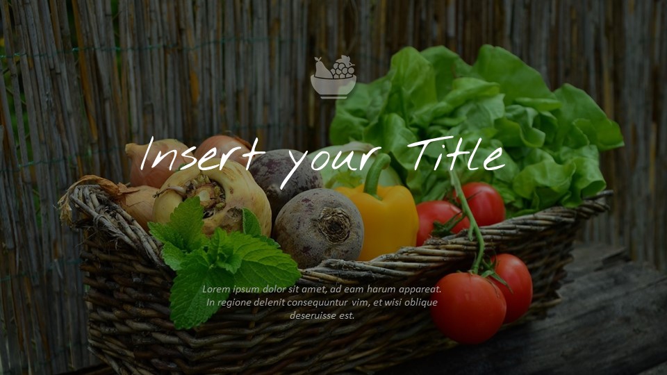 Vegetarian Food Google Slides Themes for Presentations