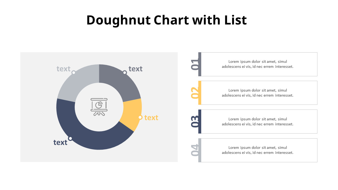 Doughnut Chart List