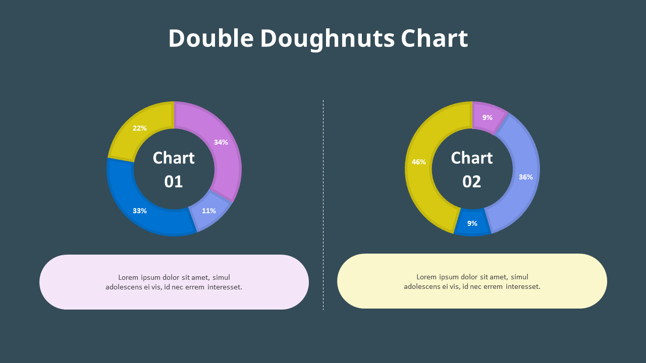 Two Simple Doughnut Chart