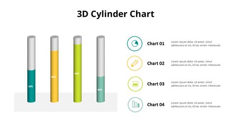 3D Cylinder Chart|Column