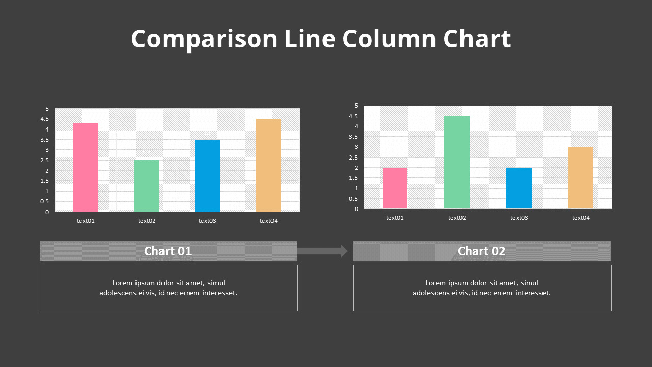 Comparision Two Column Chart