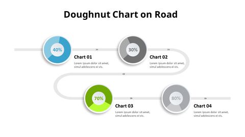 Four Process Donut Chart|Doughnut