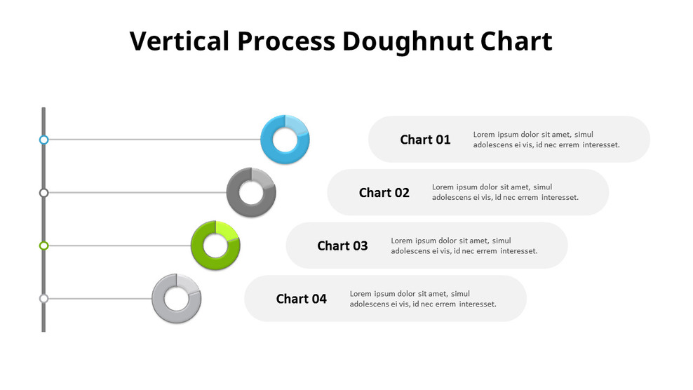 Four Process Donut Chart|Doughnut