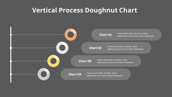 Four Process Donut Chart|Doughnut