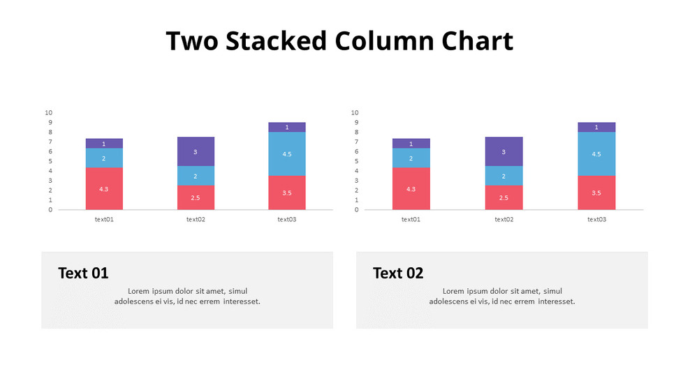 Stacked Column Chart List