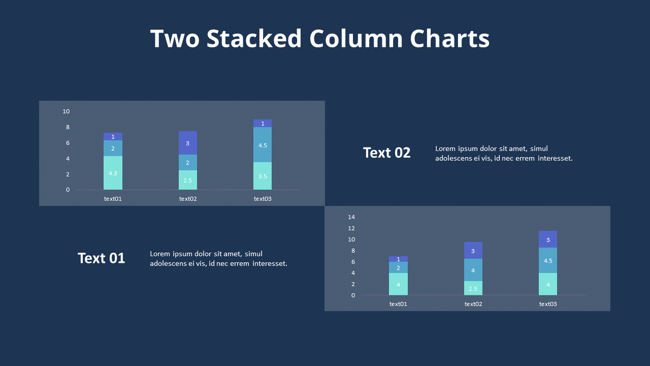 Stacked Column Chart List
