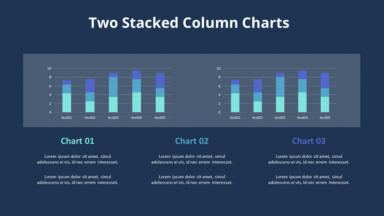 Stacked Column Chart List